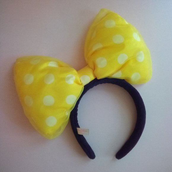 Disney | Accessories | Tokyo Disney Resort Yellow Minnie Mouse Bow ...